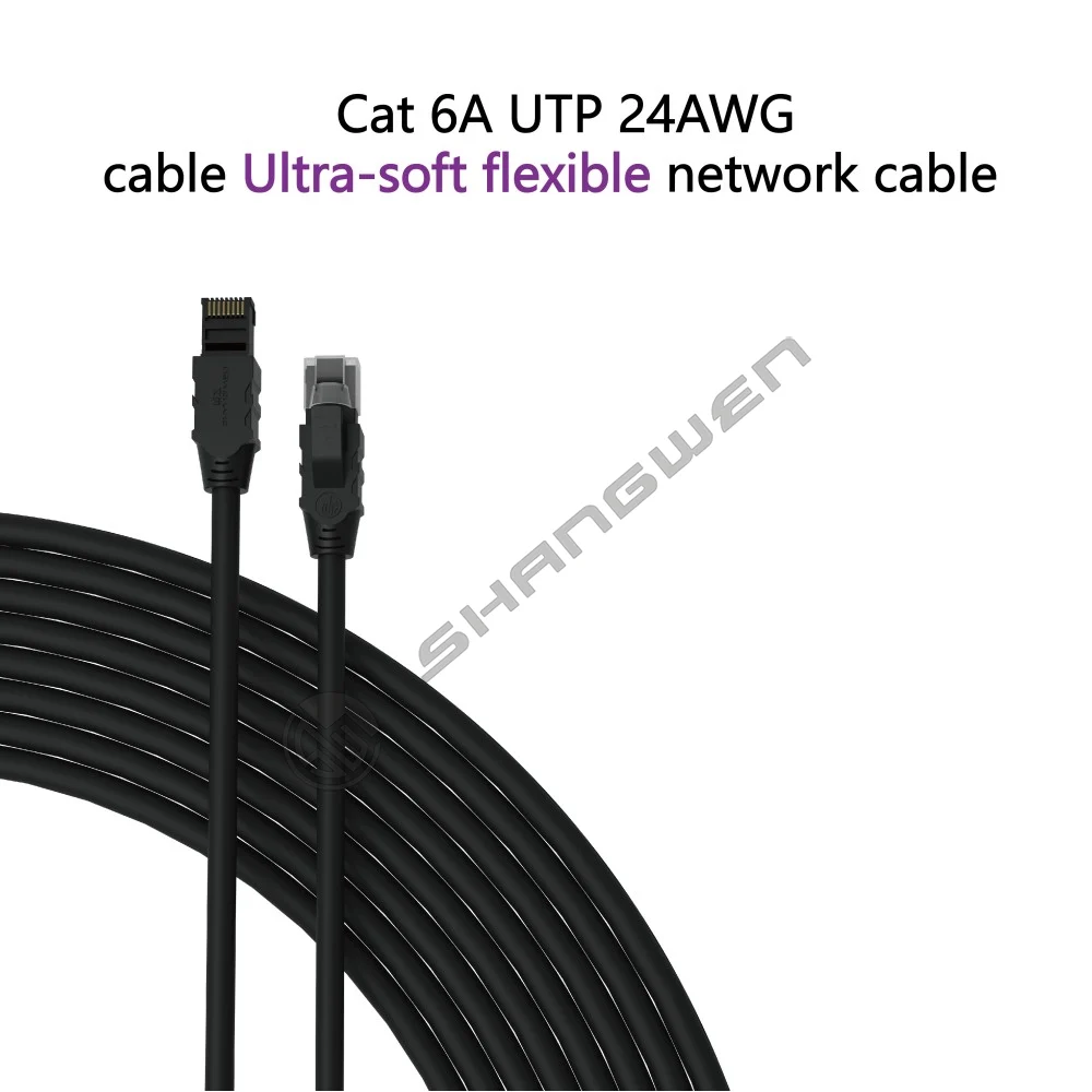 Cat6A 24AWG 非屏蔽网线定制款-Shenzhen Shangwen Electronic Technology Co., Ltd.