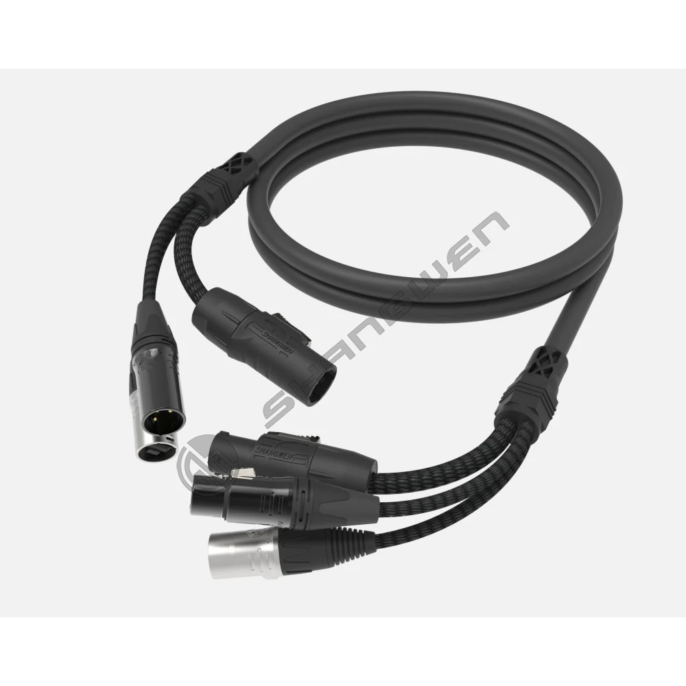 Black Power+RJ45 combination cable-Shenzhen Shangwen Electronic ...